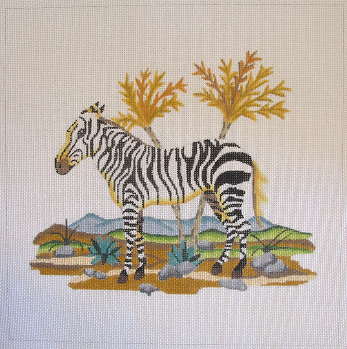 Victorian Zebra – Village Needlepoint